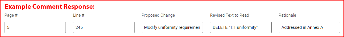TC Ballot – IES Forms