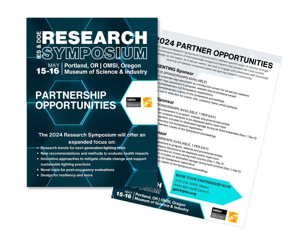 IES & DOE 2024 Research Symposium - Illuminating Engineering Society